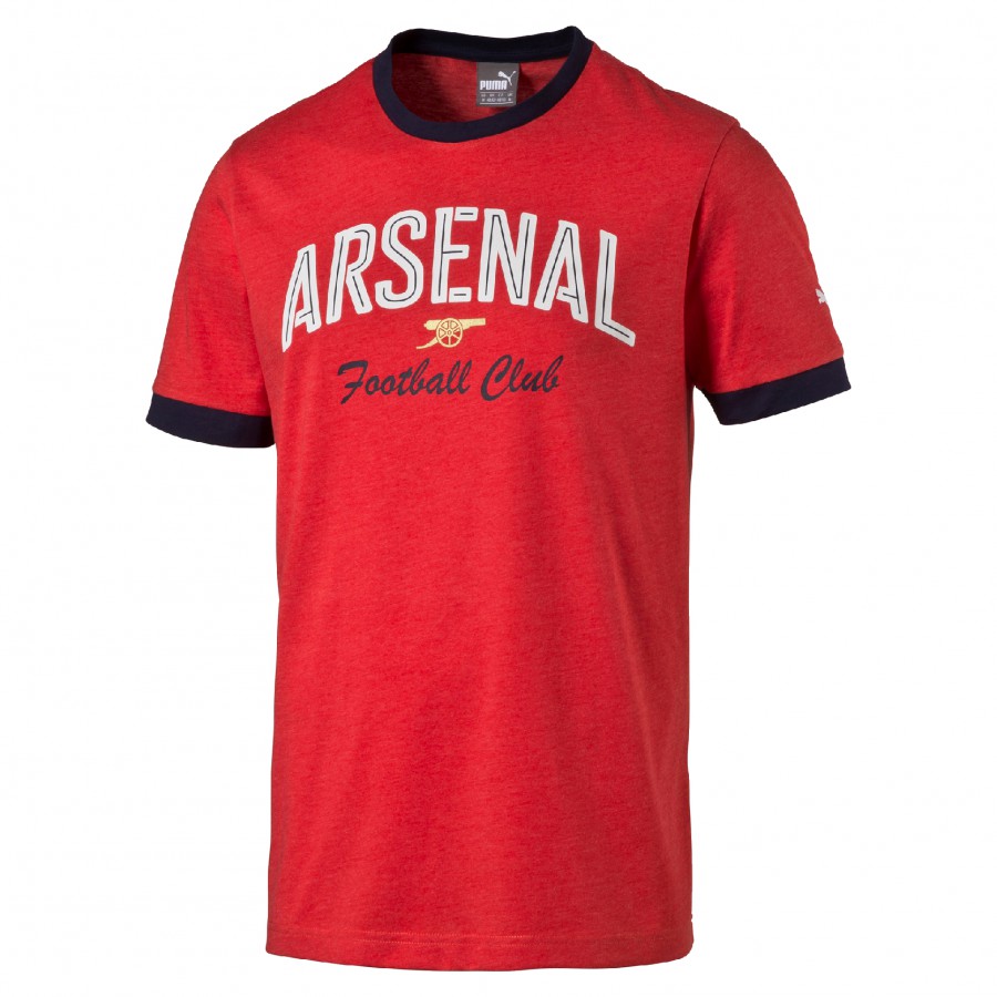 PUMA ARSENAL FC FAN SLOGAN TEE TRIKO PÁNSKÉ - Červená | Produkty ...