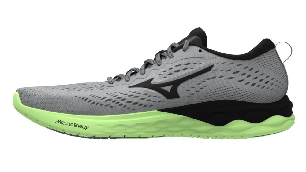 MIZUNO WAVE REVOLT 2 BĚŽECKÁ OBUV PÁNSKÁ - Šedá, Neon zelená | Produkty ...