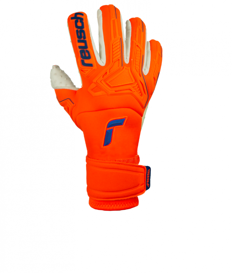REUSCH GK ATTRAKT FREEGEL SPEEDBUMP BRANKÁŘSKÉ RUKAVICE - Neon oranžová ...